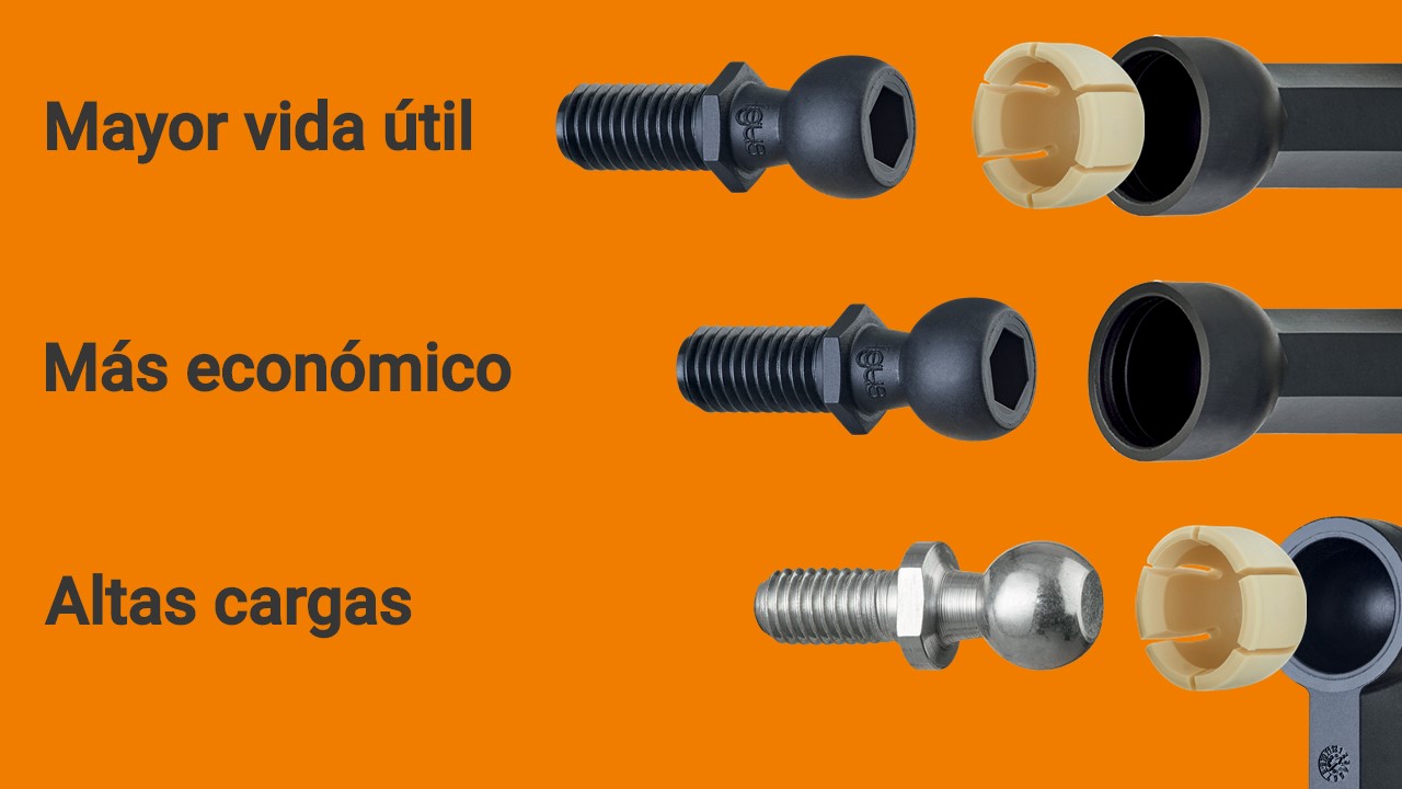 Rótulas axiales y angulares igubal® de igus® | Sin Lubricación